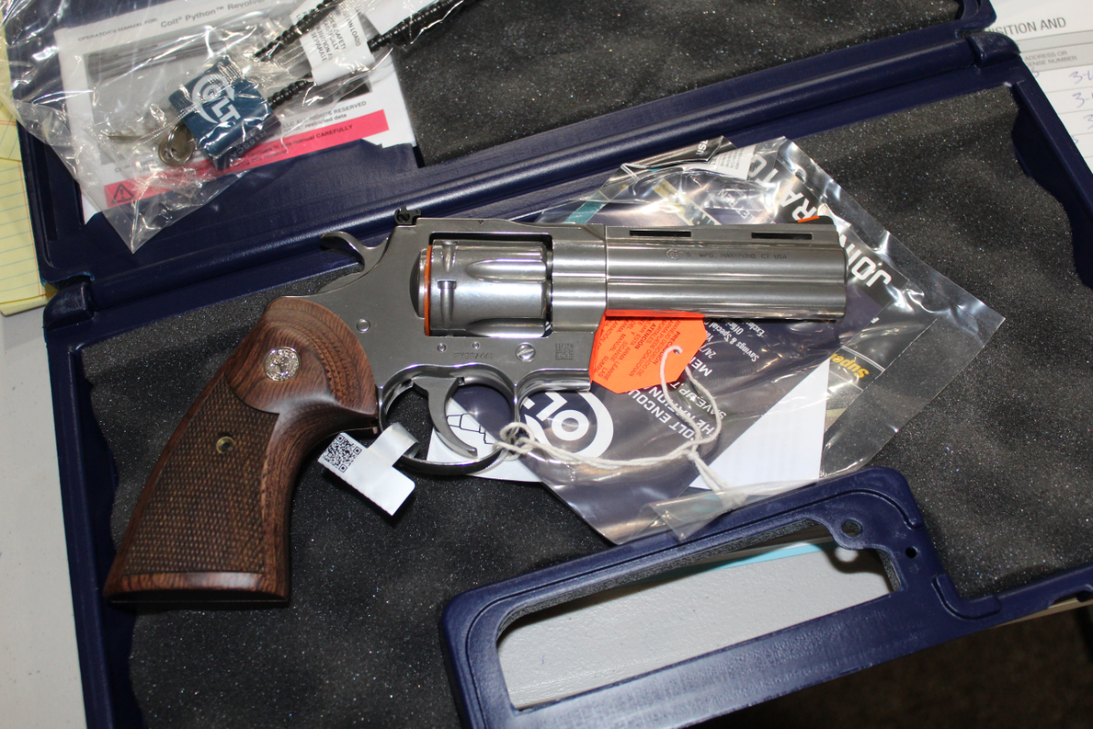 COLT PYTHON STAINLESS 2020 REVOLVER 357 MAGNUM - Butch's Gun World