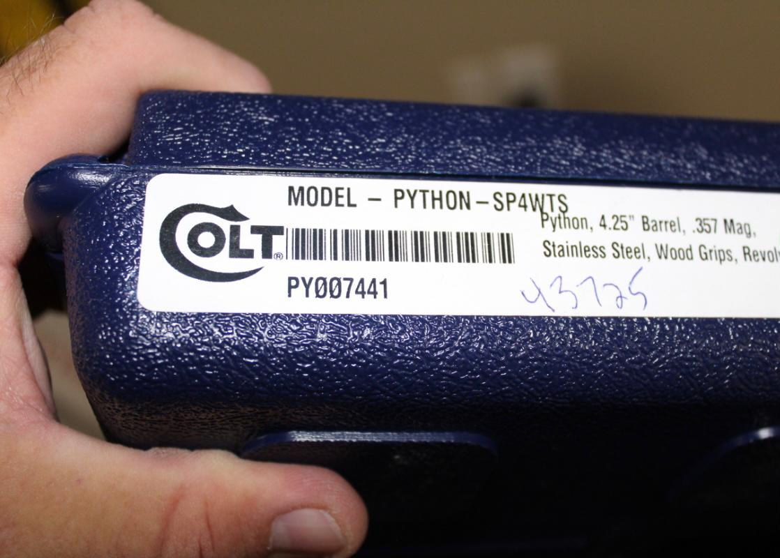 COLT PYTHON STAINLESS 2020 REVOLVER 357 MAGNUM - Butch's Gun World